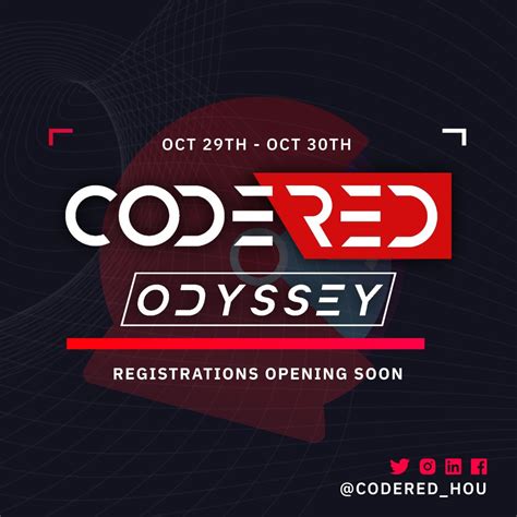 coderedodyssey codered houston hackathon coderedhackathon universityofhouston innovation