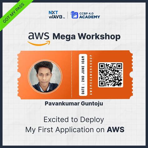 pavankumar guntoju on linkedin aws cloudcomputing awsmegaworkshop alwayslearning