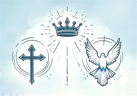 Premium Photo Watercolor Illustration Representing Symbols Of The