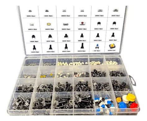 Kit 460 Micro Botoes Botao Interruptores Arduino 24 Modelos