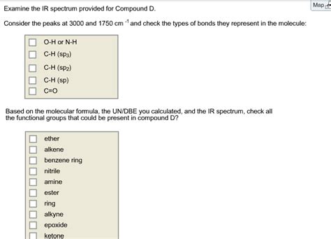 Solved Compound D C6h12o2 6h 2h 3h 1h Ull Ppm 180 160 140