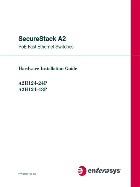 switch enterasys pdf