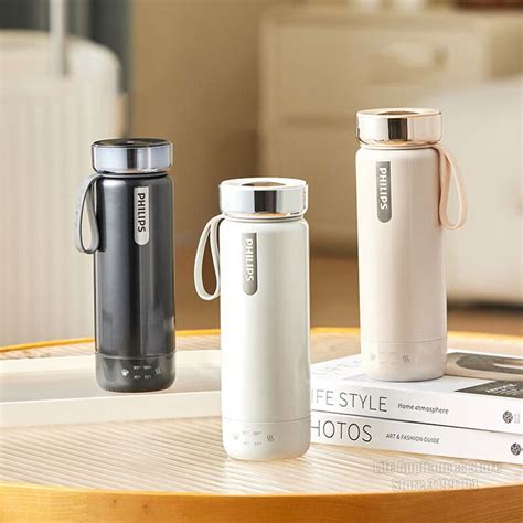 휴대용 전기 주전자 350ml 물 가열 컵 온도 조절 물 보일러 여행 작업용 스테인레스 스틸 Aliexpress