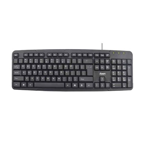 Buy Foxin Fkb 102 Plus Black Non Multimedia Wired Usb Keyboard Online At Best Price On Moglix
