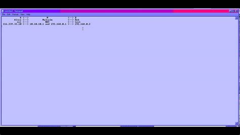 A Nat Example Scenario For Linux Iptables Youtube