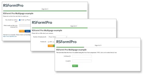 Joomla Form Builder And Manager Rsformpro