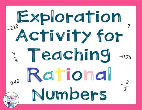 Teaching Rational Numbers Teacher Twins