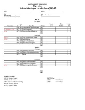 Fillable Online Computer Information Systems Degree Online CIS Major Fax Email Print PdfFiller