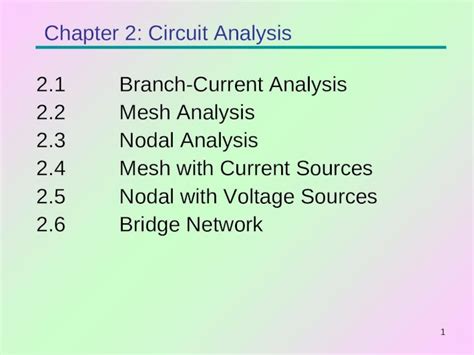 Ppt Chap 2 Circuit Analysis Dokumentips