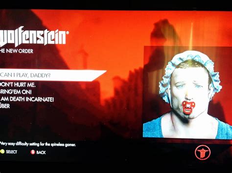 This Is A Difficulty Setting In The New Wolfenstein Game Gaming