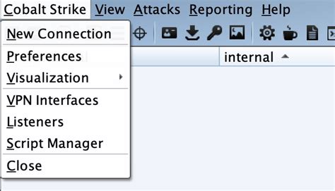 CobaltStrike基本功能与使用 AnonySec Blog
