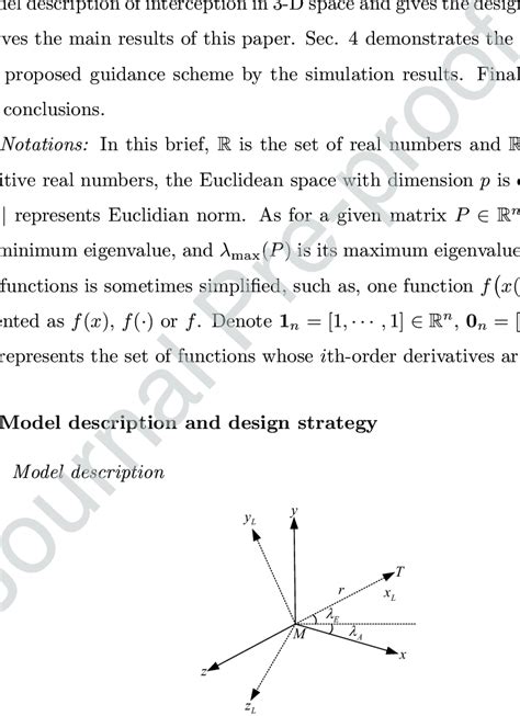3 D Interception Geometry Of Missile And Target Download Scientific Diagram