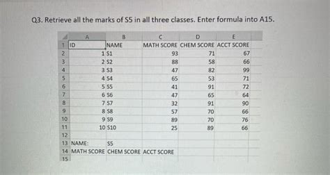 solved completing each question by using vlookup index and