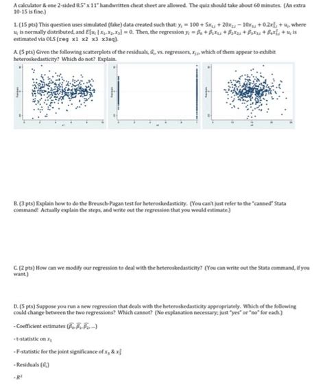 Solved Stata Output For Question 2 A B C Reg College Iq