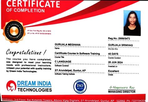 Meghana Gurijala On Linkedin Clanguage Programming Certification