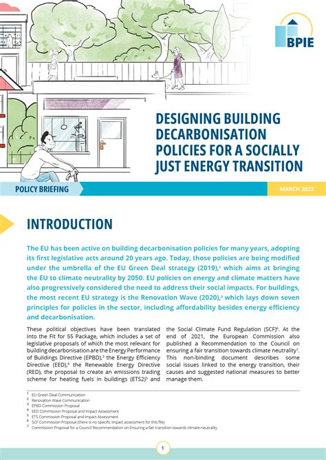 Designing Building Decarbonisation Policies For A Socially Just Energy