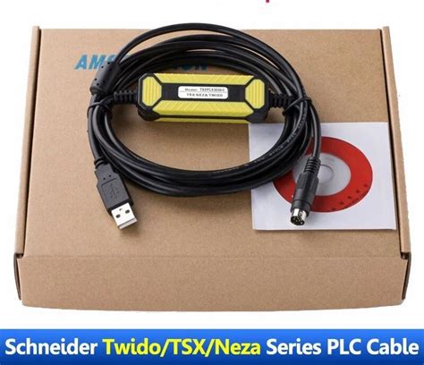 Black Plastic Schneider PLC Programming Cable TSXPCX3030 TSXPCX3030 C USB At 2500 In Ghaziabad