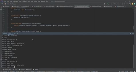 Rajshri Yeske On Linkedin Codsoft Internship Task3 Addressbooksystem