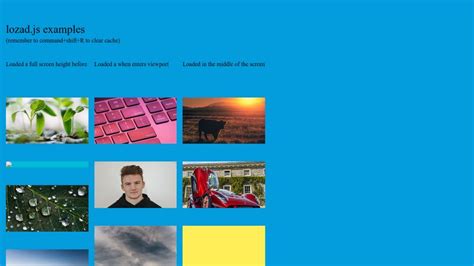 Intersectionobserver Lozad Rootmargin Exploration Html