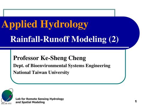 Ppt Rainfall Runoff Modeling 2 Powerpoint Presentation Free Download Id1967301