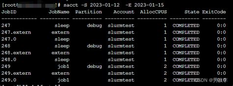 Slurm常用命令总结srun Csdn博客