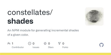 Github Constellatesshades An Npm Module For Generating Incremental