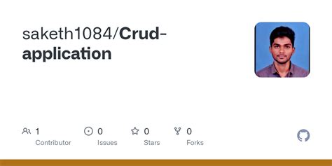 Github Saketh1084crud Application