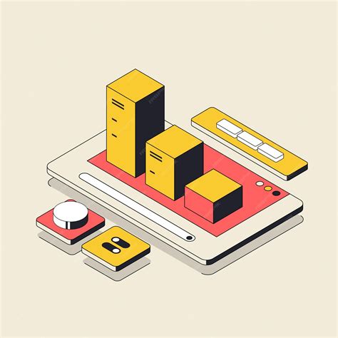 Premium Vector Charts And Analyzing Statistics Data Visualization Concept 3d Isometric Vector