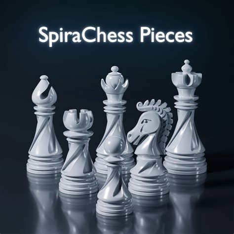 ♟️ Spirachess Pieces Set・free Stl File For 3d Printing And Cnc