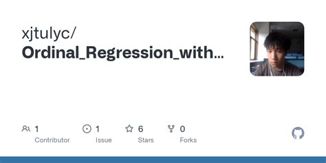 Github Xjtulycordinalregressionwithmultipleoutputcnnforage