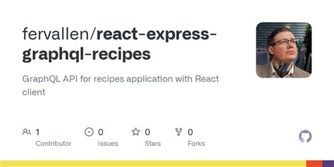 Github Fervallenreact Express Graphql Recipes Graphql Api For