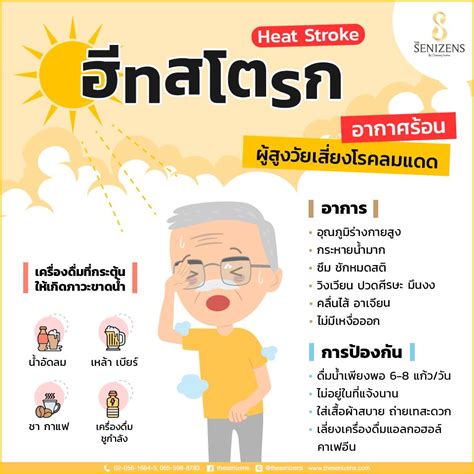 ฮีทสโตรก Heat Stroke อากาศร้อนผู้สูงวัยเสี่ยงโรคลมแดด โรคลมแดดหรือโรคฮีทสโตรก มักเกิดในช่วง