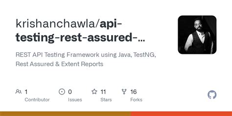 Github Krishanchawlaapi Testing Rest Assured Java Framework Rest