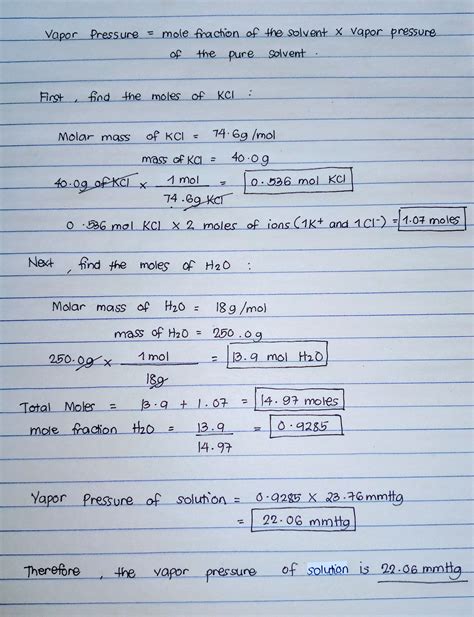[solved] a kcl solution is prepared by dissolving 40 0 g kcl in 250 0 g