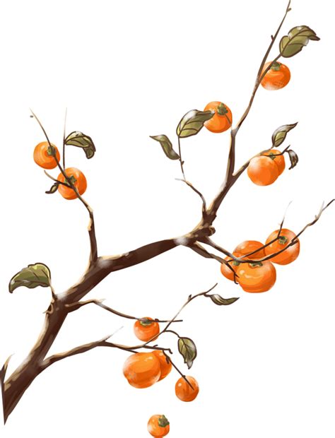 24节气霜降插画手机海报设计页－稿定设计