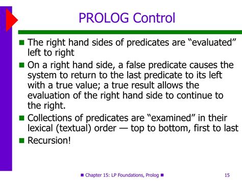 Ppt Logic Programming Foundations Prolog Powerpoint Presentation Free Download Id3819654