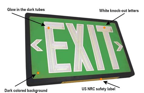 Handling Tritium Exit Signs Tritium Signs And Disposal