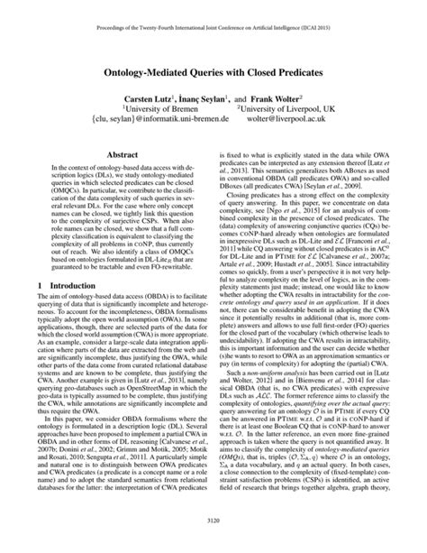 Ontology Mediated Queries With Closed Predicates
