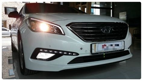 Lf 쏘나타 자동차 튜닝 Lf 쏘나타 데이라이트 장착새일 안개등led 리플렉터씨큐리티 장착으로 안전 및 익스테리어 업그레이드충남 천안 아산 자동차 튜닝 전문점
