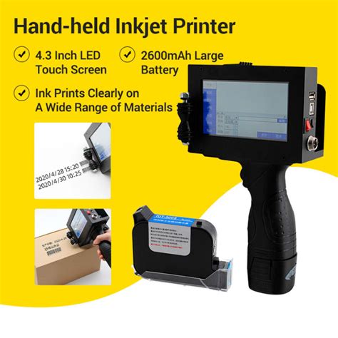 【malaysia Stock】handheld Inkjet Printer Date Time Coder Code Logo Label