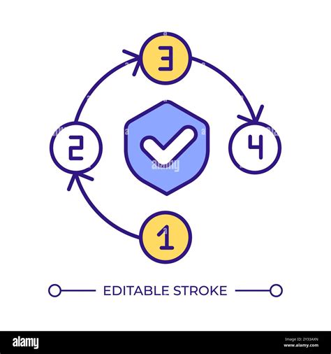 Shift Security Left Rgb Color Icon Stock Vector Image And Art Alamy