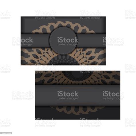 그리스 패턴의 인쇄 준비 회색 명함 디자인 텍스트 및 빈티지 장식을위한 장소와 벡터 명함 템플릿 0명에 대한 스톡 벡터 아트 및