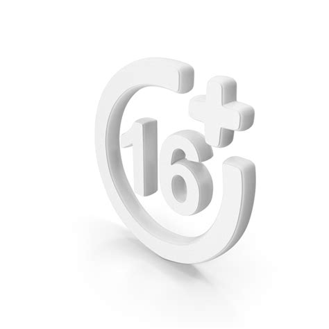 Age Limit 16 Symbol White Png Images And Psds For Download Pixelsquid S121943275
