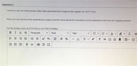 Solved Questions Construct The Non Deterministic Finite