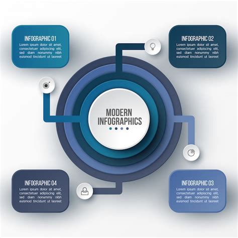 Premium Vector 3d Infographic Template For Presentation Business Data Visualization Abstract