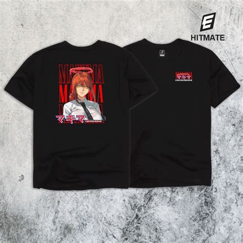 Jual Kaos Anime Makima Chainsaw Man Baju Manga Chainsaw Man Shopee