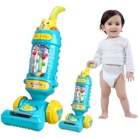 Aspirator Vertical Interactiv Pentru Copii Iluminat Cu LED Uri BLUE U N EMAG Ro