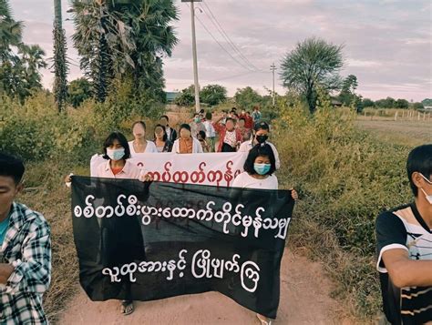 လက်ပံတောင်းတောင် ဒေသ လူထု သပိတ် စစ်ကြောင်း ဖက်ဆစ် စစ်တပ် တော်လှန်ရေး ခ