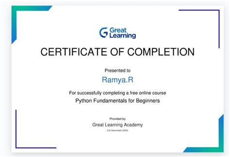 Ramya Ramesh On Linkedin Successfully I Finish Python Fundamentals For Beginners 8hrs Course In