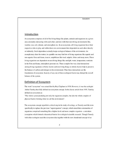 Ecosystem Notes Prof Environmental Studies Studocu